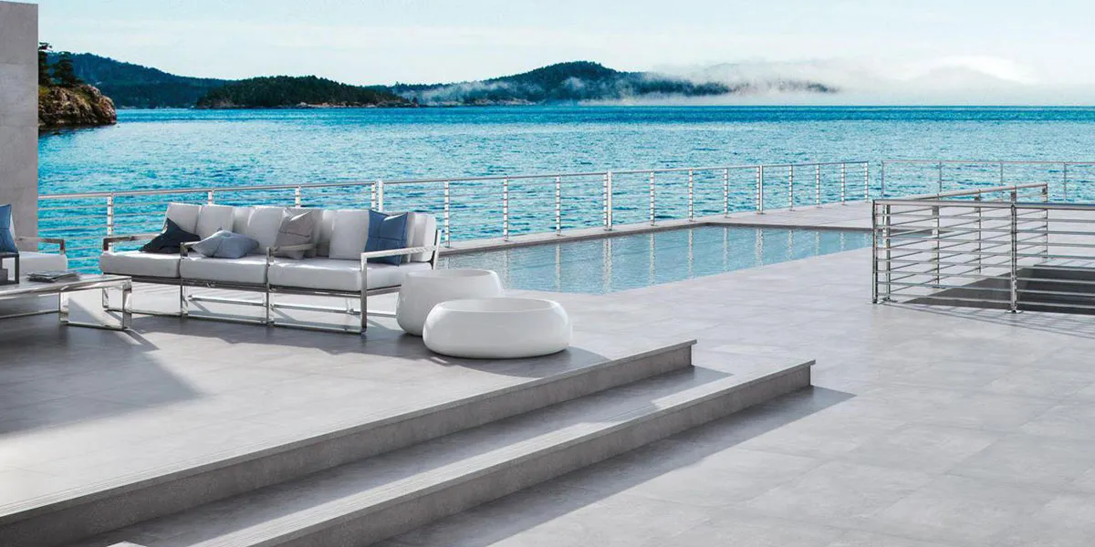 Carrelage sol extérieur moderne Don angelo pearl R11 60x120 cm - Réflex ...