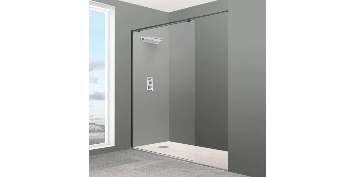 Paroi fixe Isère 8mm walk-in - Réflex Boutique