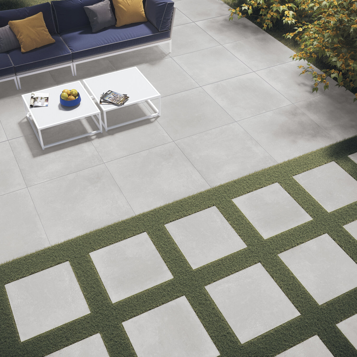 Dalle extérieur Cemento 2.0 perle R11 60x120 cm - Réflex Boutique