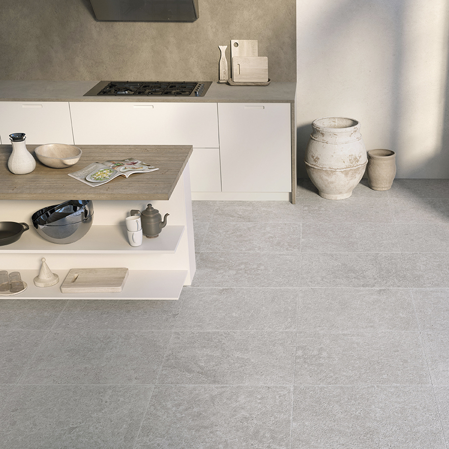 Carrelage sol extérieur effet pierre Alta beige R12 45x65 cm - Réflex ...