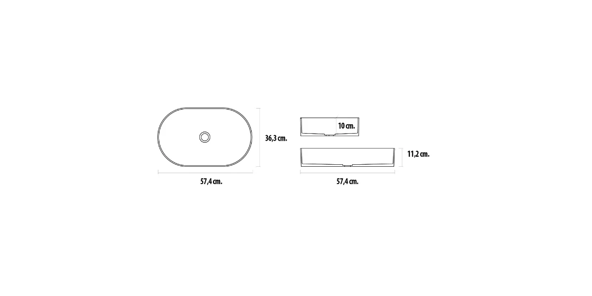 Vasque Piura vert - Réflex Boutique