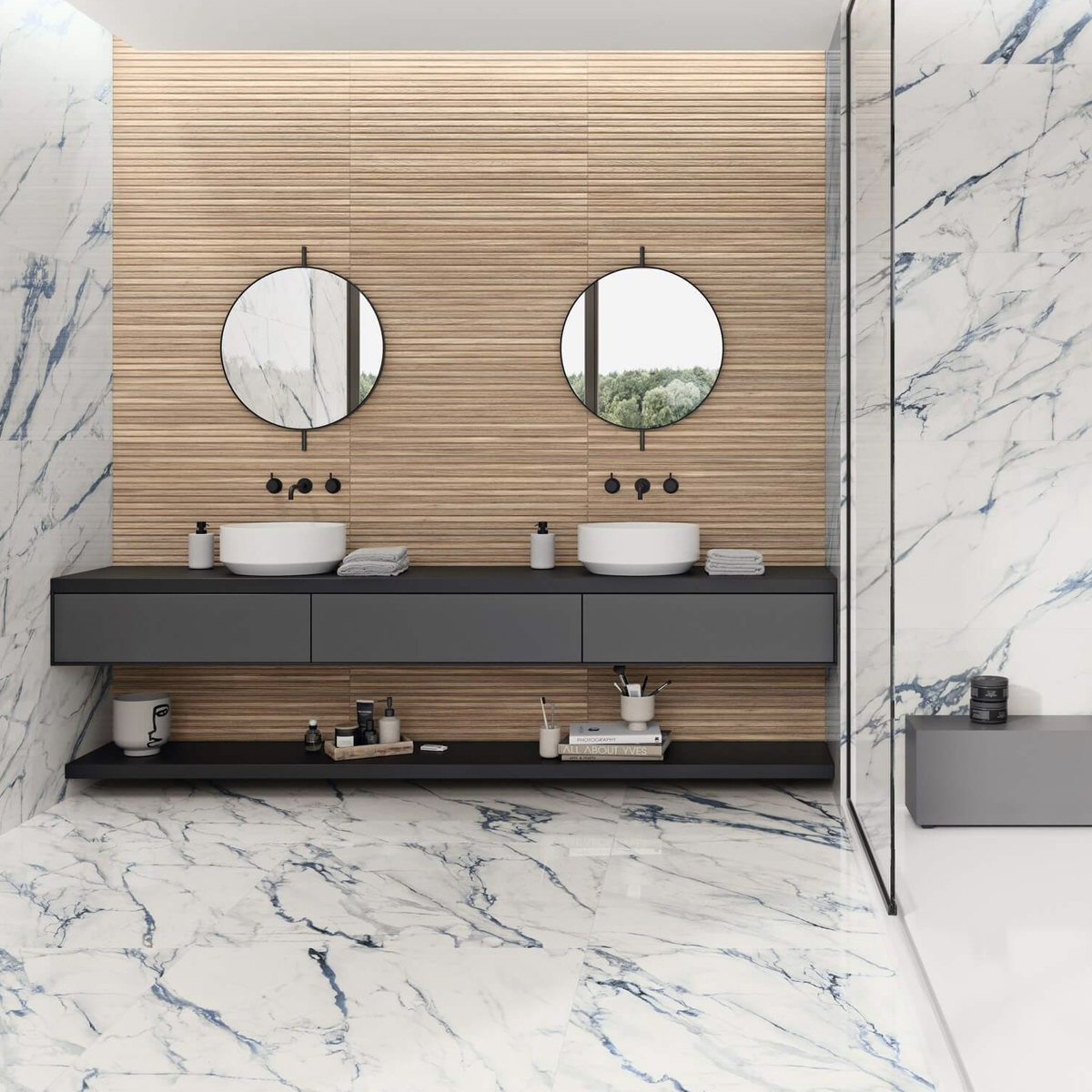 Carrelage mur Décor Bois Dinizia hêtre 30x90 cm - Réflex Boutique