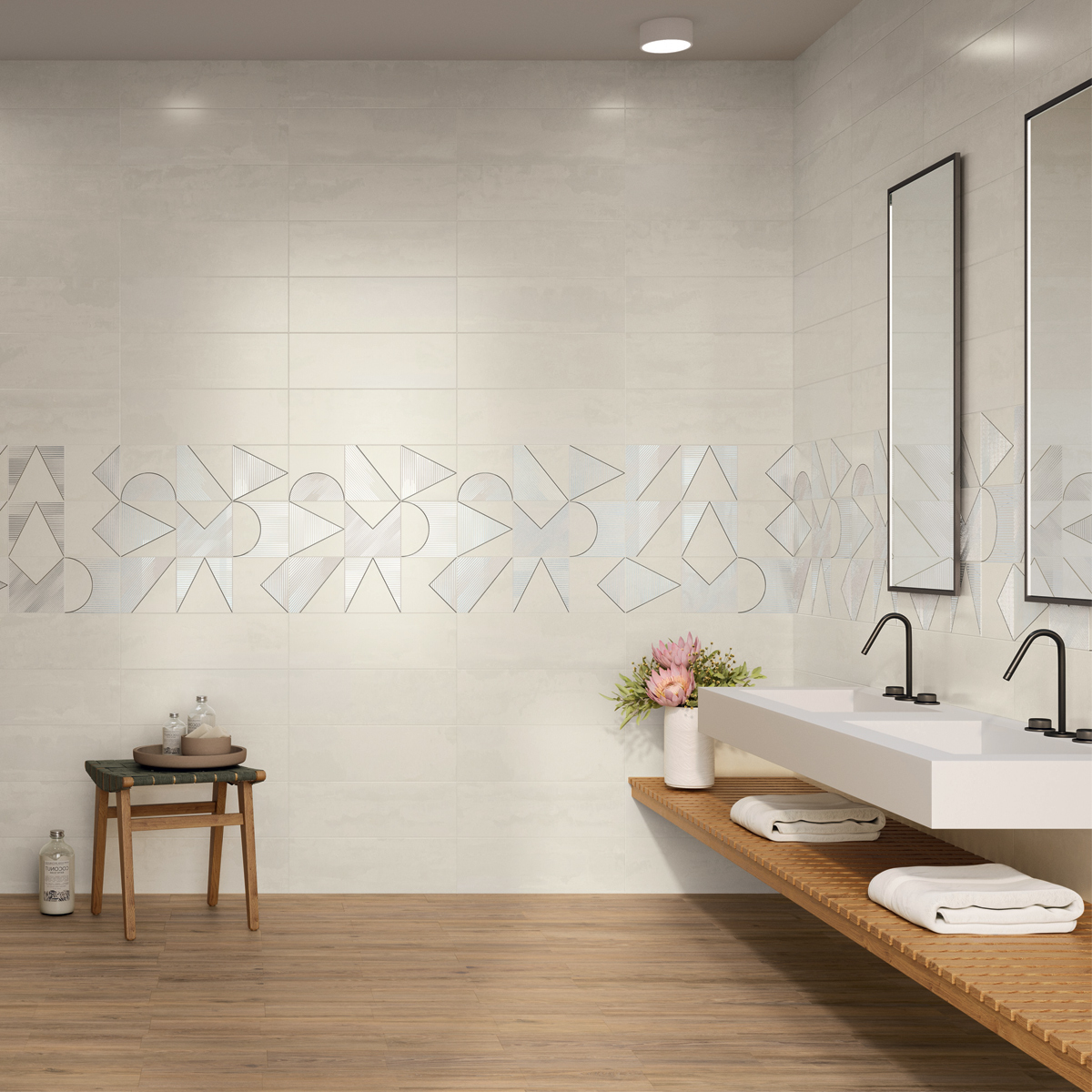 Carrelage mur Urban taupe 20x60 cm - Réflex Boutique