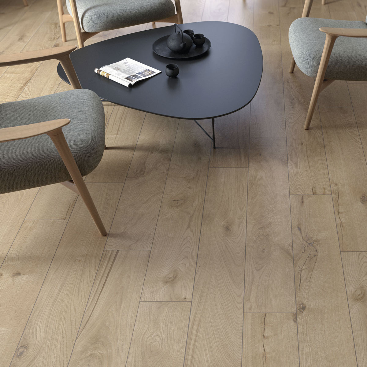 Carrelage imitation parquet / effet bois - Réflex Boutique
