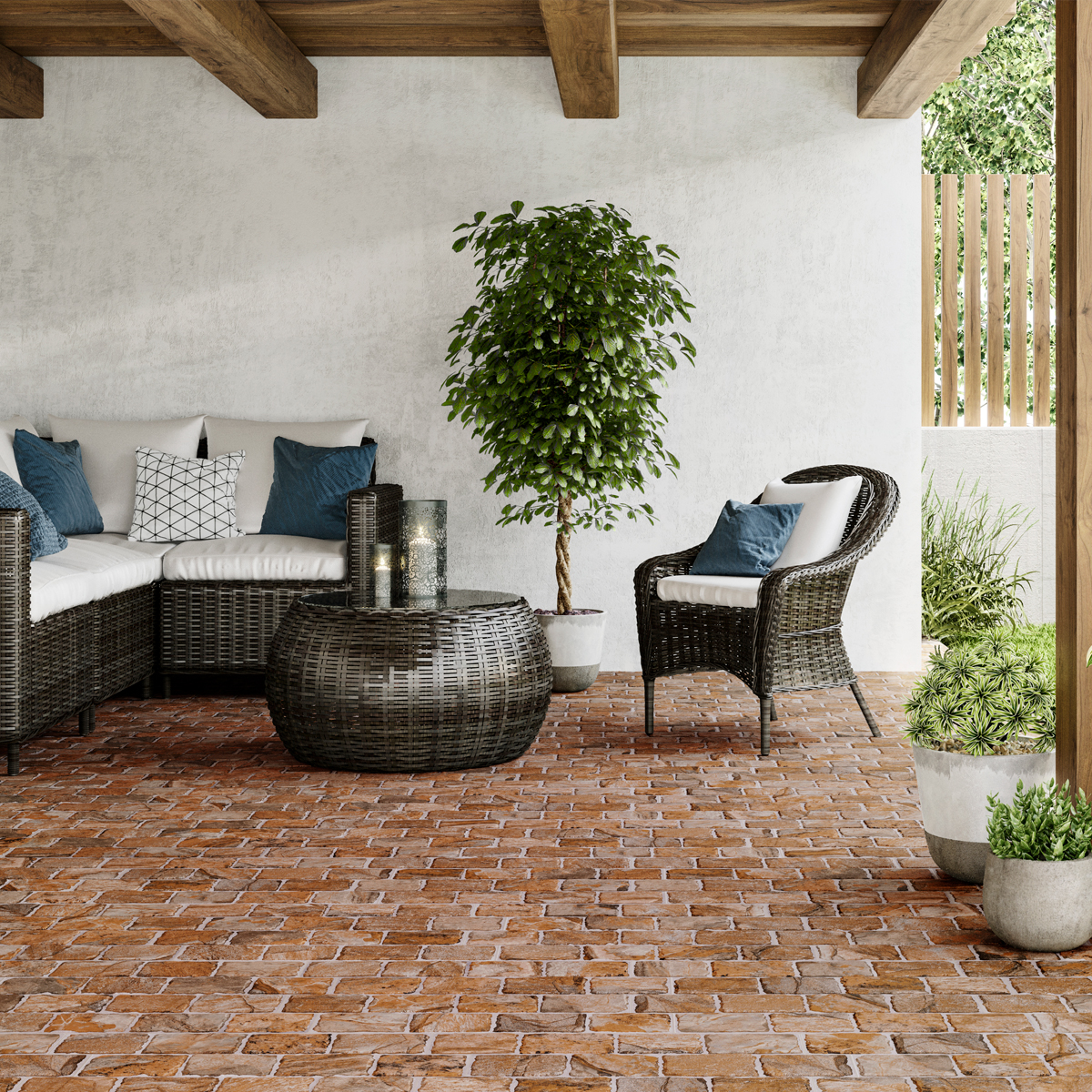 Carrelage sol extérieur effet pierre Jura roche stonework R11 44x66 cm ...