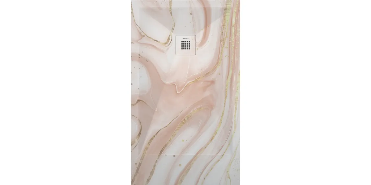 Receveur Marbre Rose Pastel extraplat - Réflex Boutique