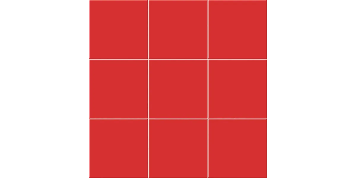 Carrelage mur Sunshine mat Rouge 20x20 cm - Réflex Boutique