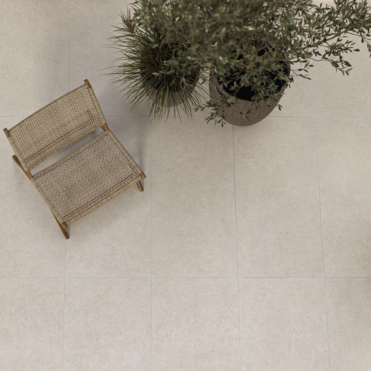 Carrelage sol moderne Berkeley beige 60x60 cm - Réflex Boutique