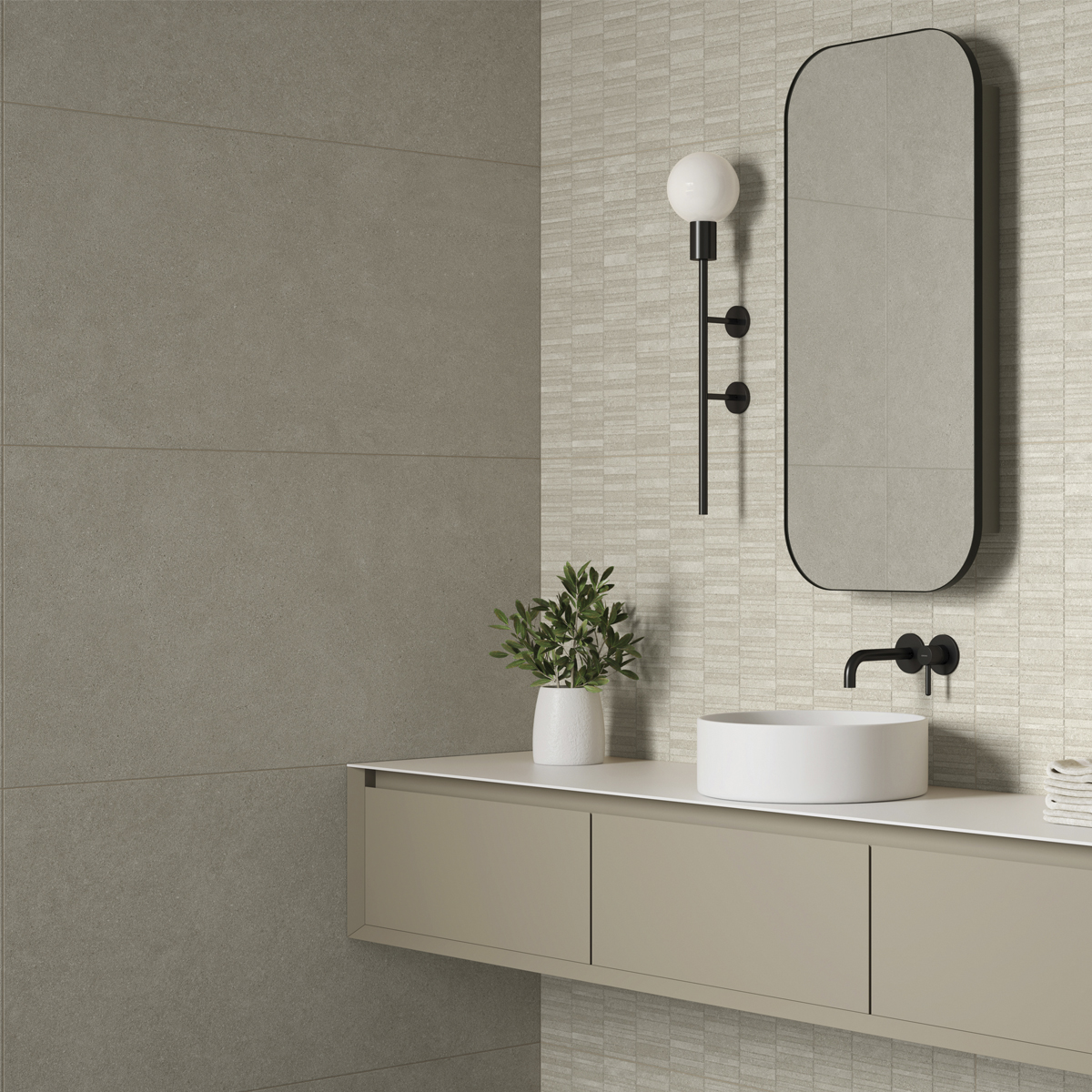 Carrelage mur Quality décor Feuillage blanc cassé mat rectifié 60x120 ...