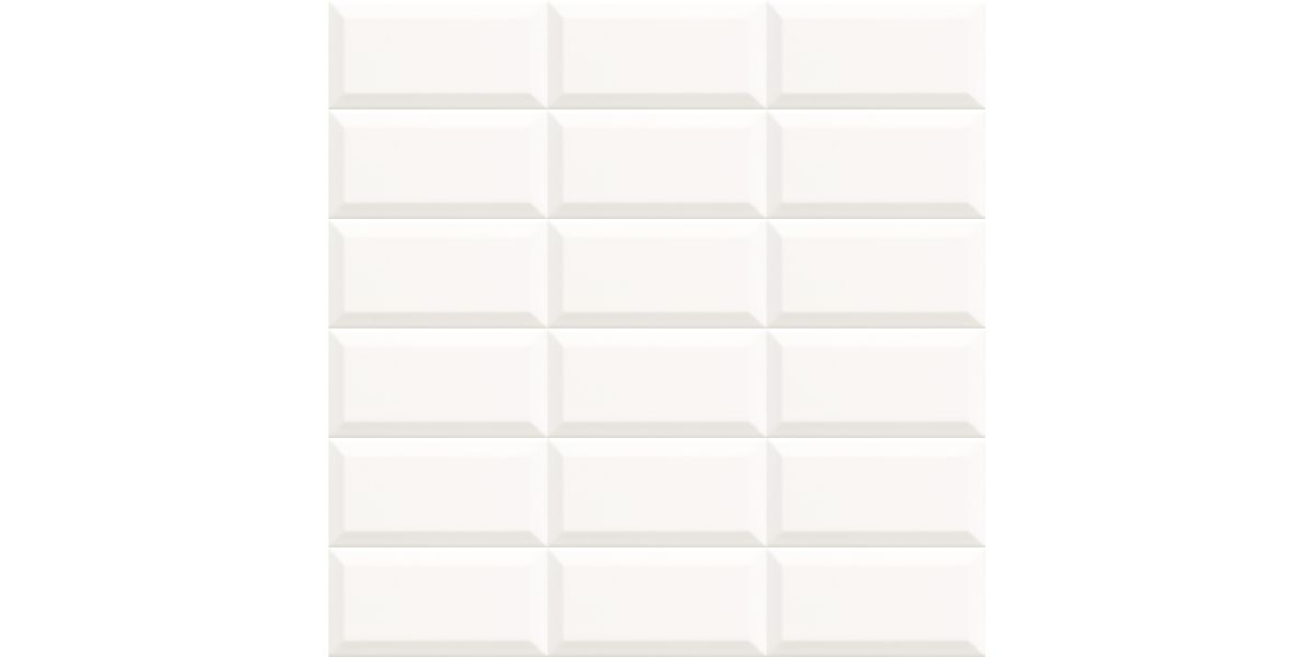 Carrelage mur Métro basic blanc mat 10x20 cm - Réflex Boutique