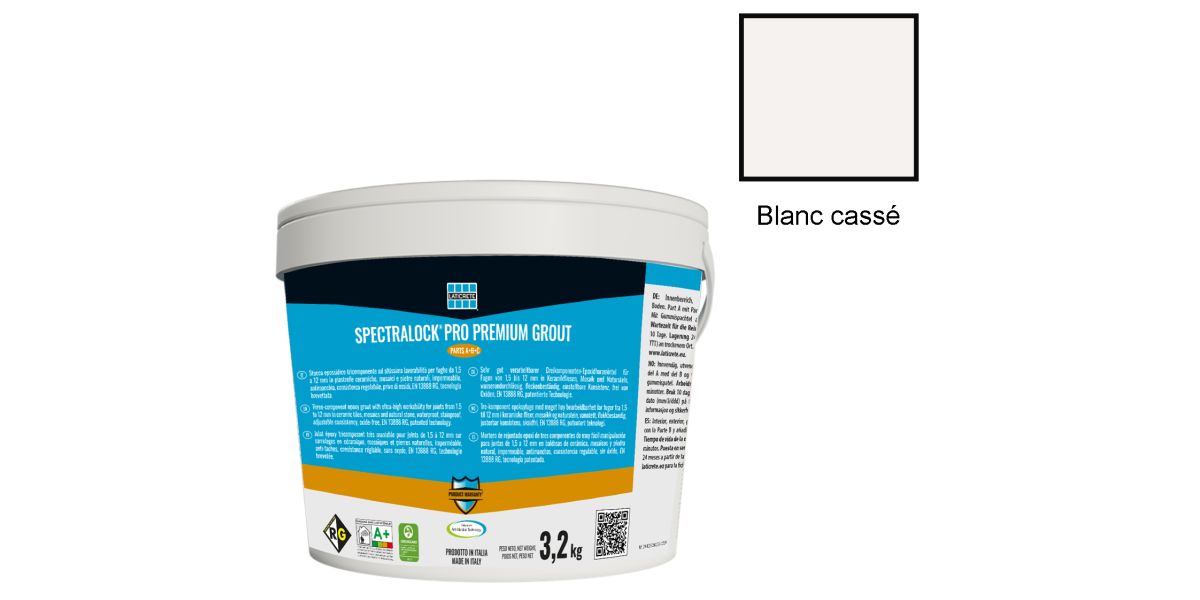 Colle / Joint Epoxy blanc cassé spectralock 3,2kg - Réflex Boutique